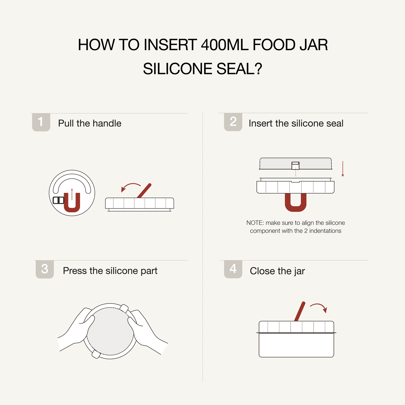 Insulated Food Jar - 400ml - Green – Citron