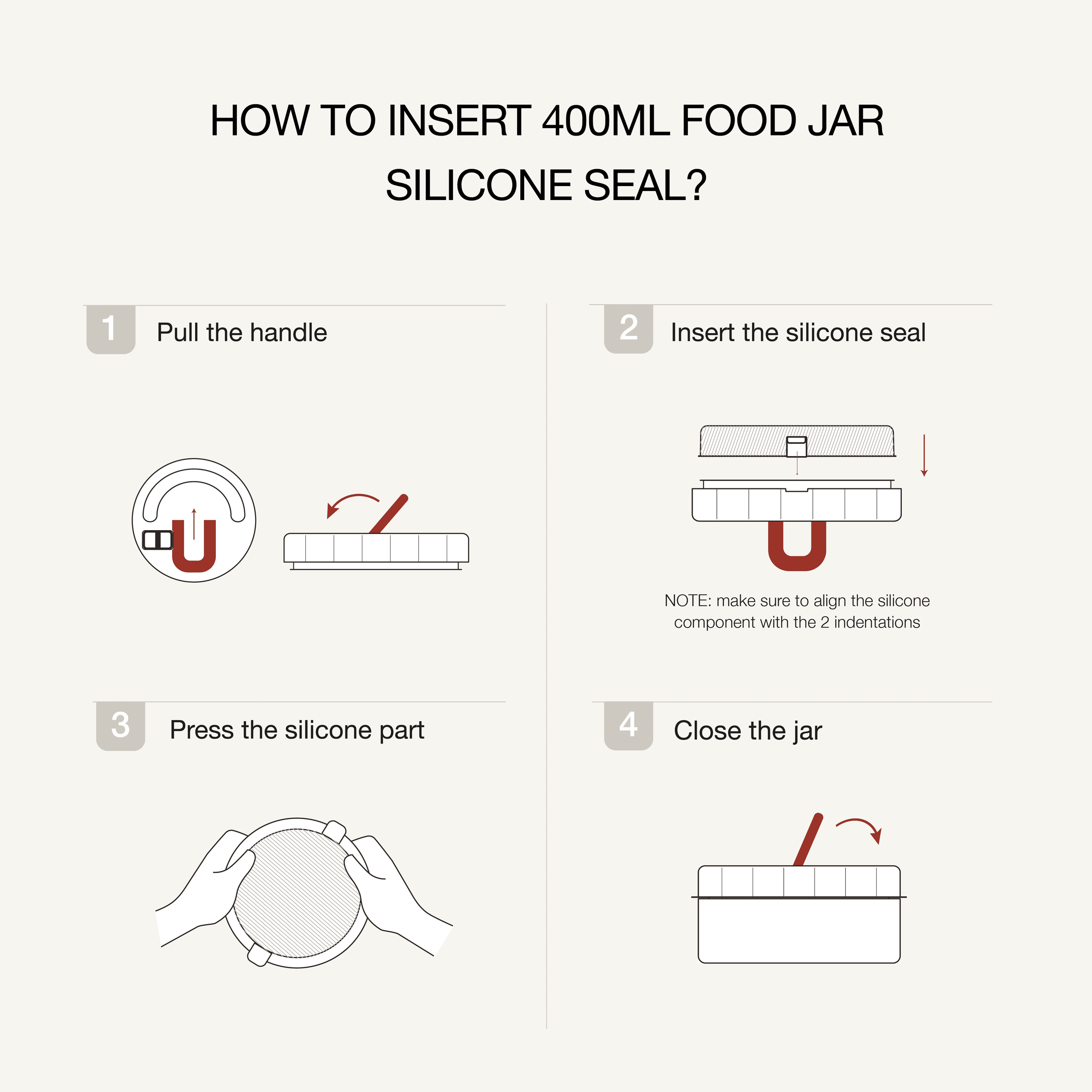 Insulated Food Jar - 400ml - Green – Citron