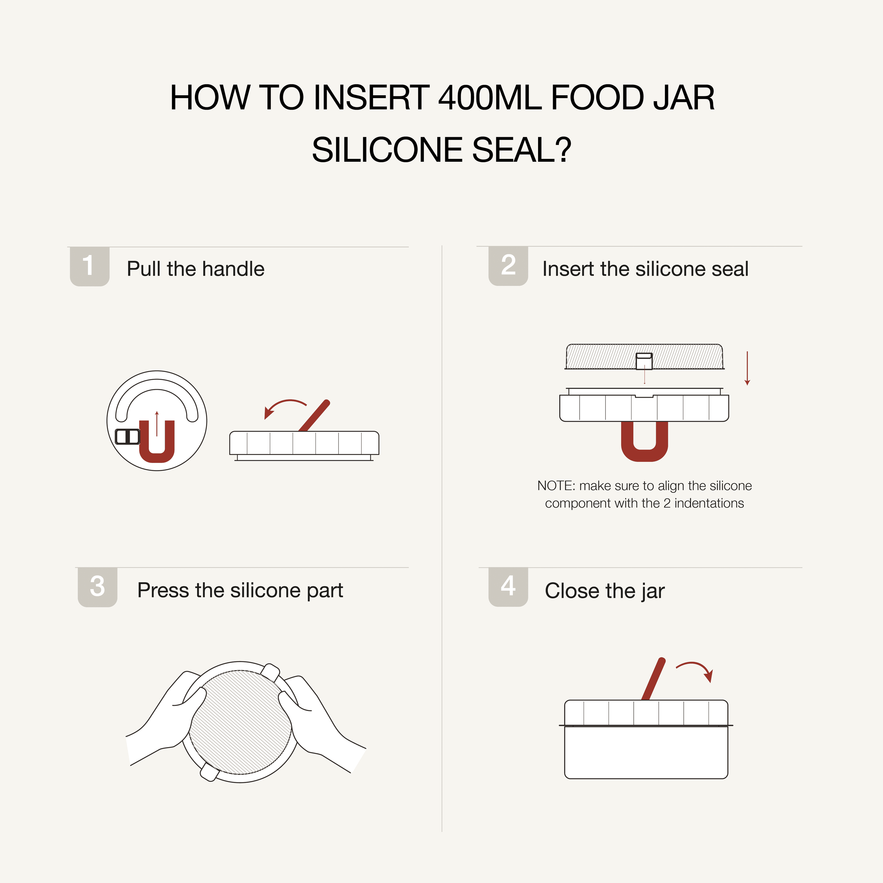 Insulated Food Jar - 400ml - Green – Citron